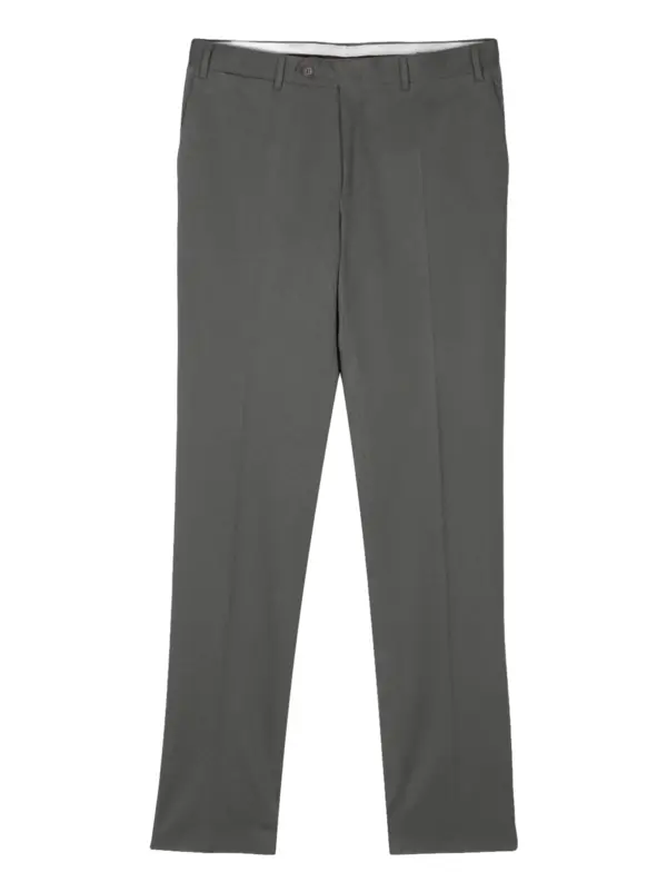 Canali Straight-leg Trousers - Green