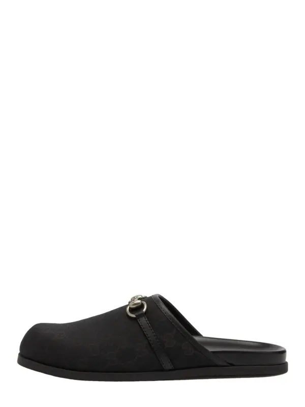 Gucci Rhain Gg Monogram Clog - Black