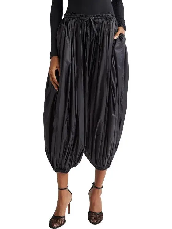 Alaïa Balloon Taffeta Pants - Noir