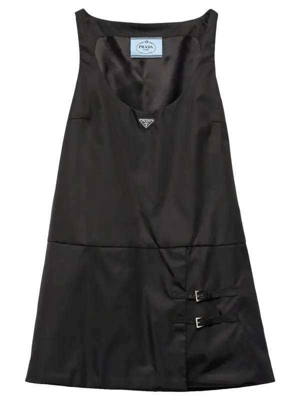 Prada Sleeveless Re-nylon Dress - Black