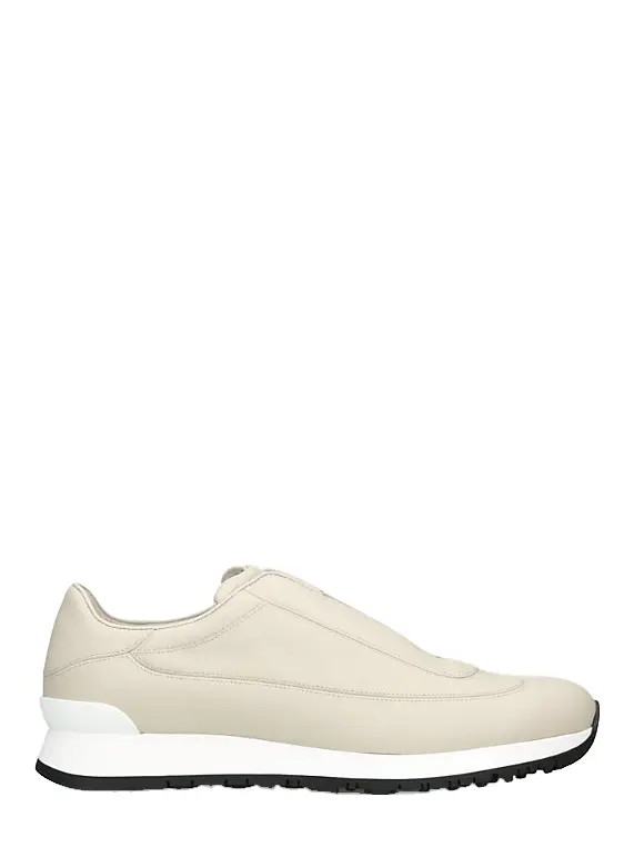 John Lobb Lift Leather Low-top Trainers - White