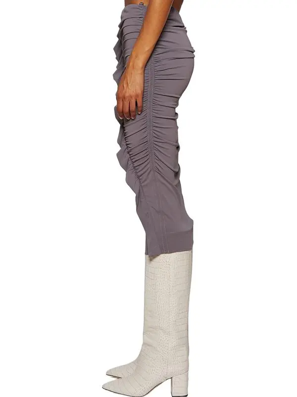 Attico Midi Skirt - Grey