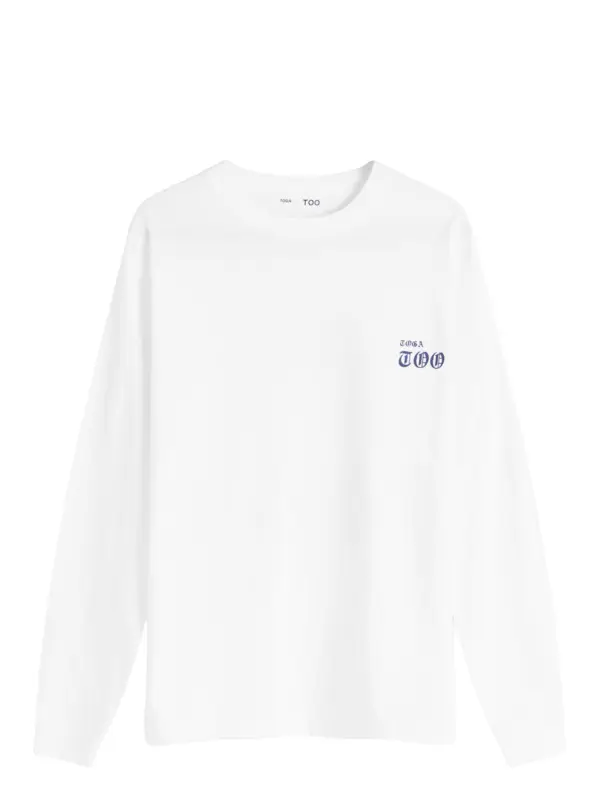 Toga Printed Long Sleeve T-shirt - White