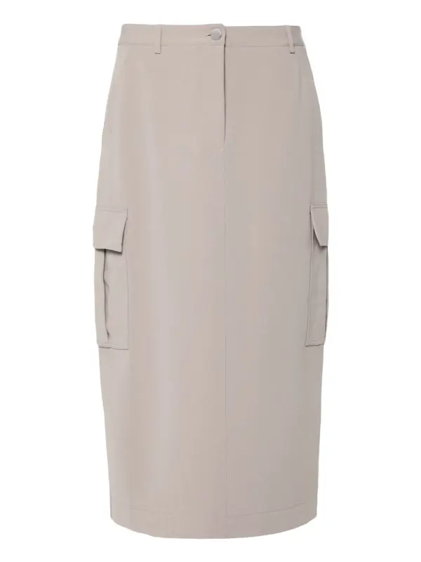 Theory Relaxed Fit Cargo Skirt - Grey