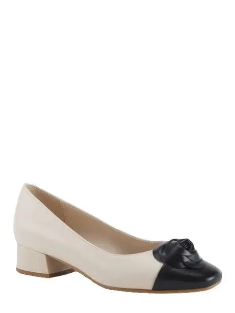 SPRING STEP SHOES Angelinite Cap Toe Pump - Beige Multi