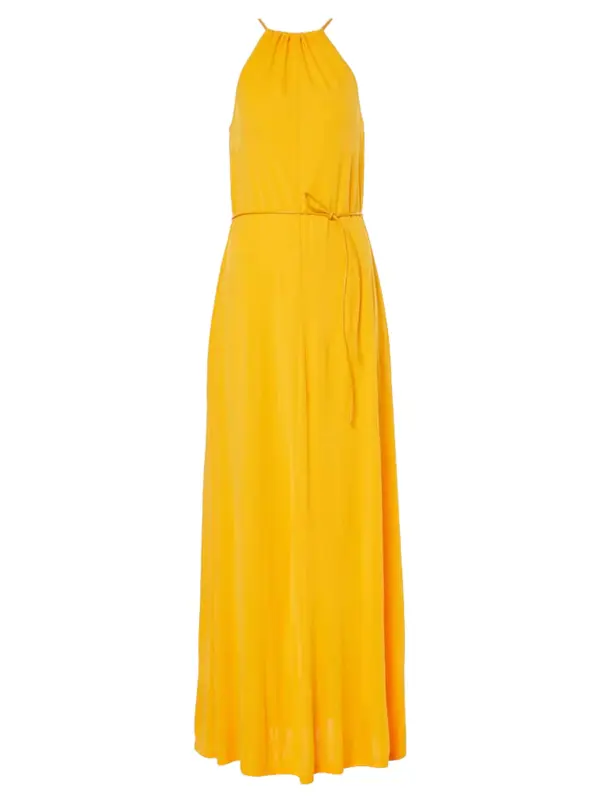 Proenza Schouler White Label Lenny Belted Maxi Dress - Yellow