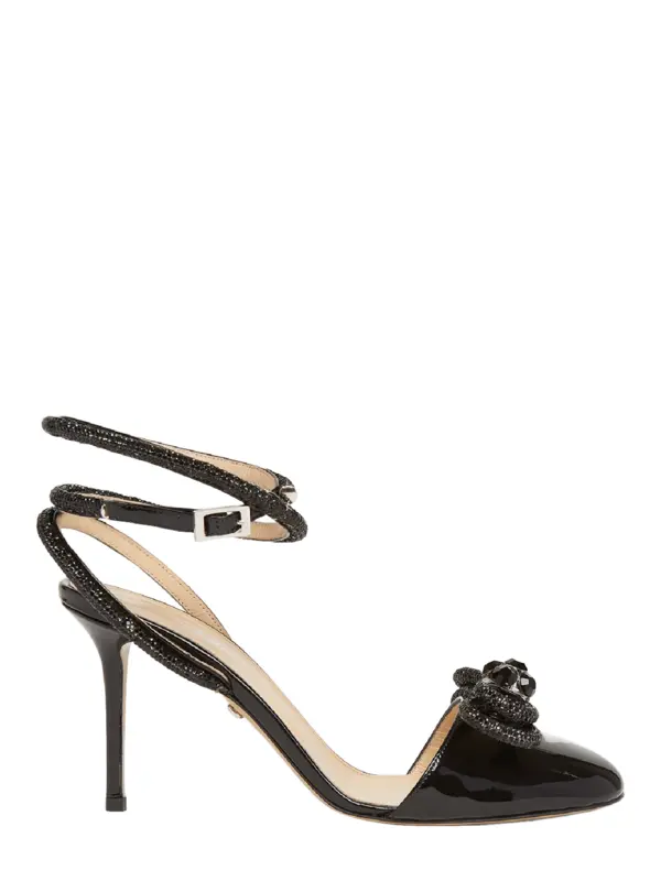 Mach & Mach Double Bow Strass Pumps - Black