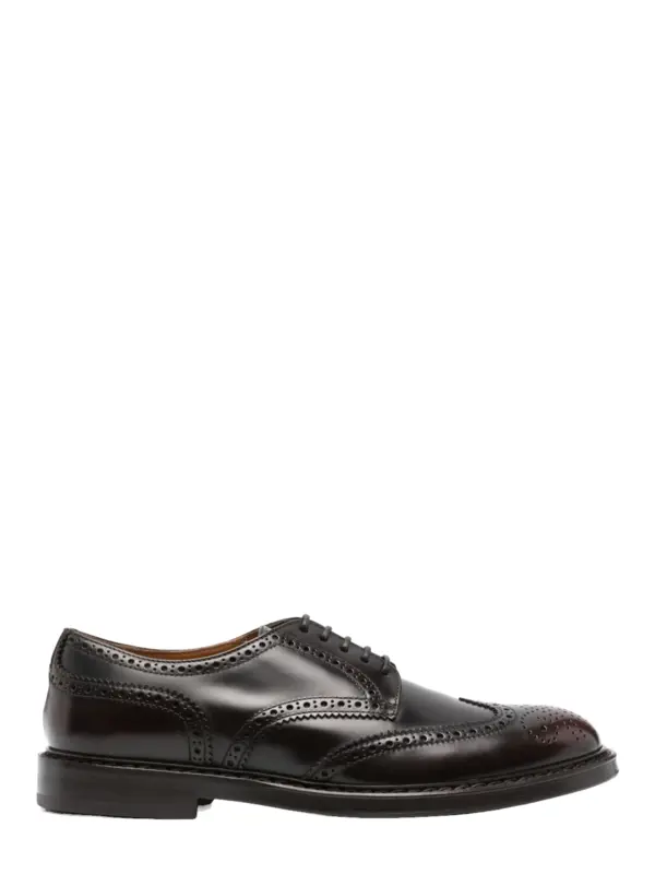DOUCAL'S Leather Derby Shoes - Brown
