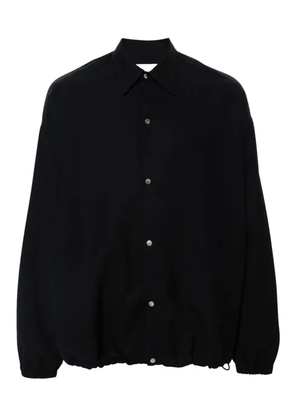 Studio Nicholson Wool Bomber Jacket - Blue