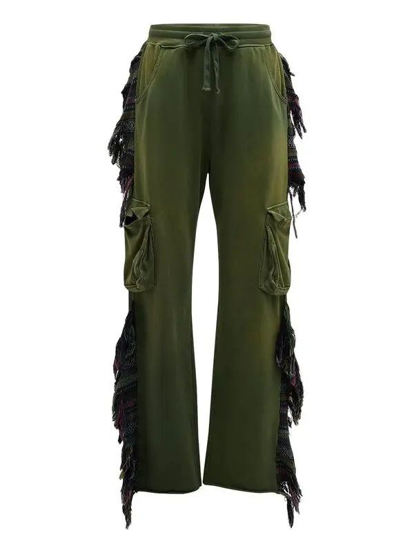 Alchemist Know U Riders Fringe Jogger Pants - Moss