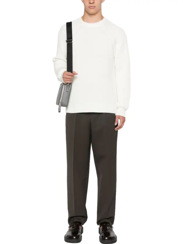 ZANONE Ribbed-knit Sweater - White