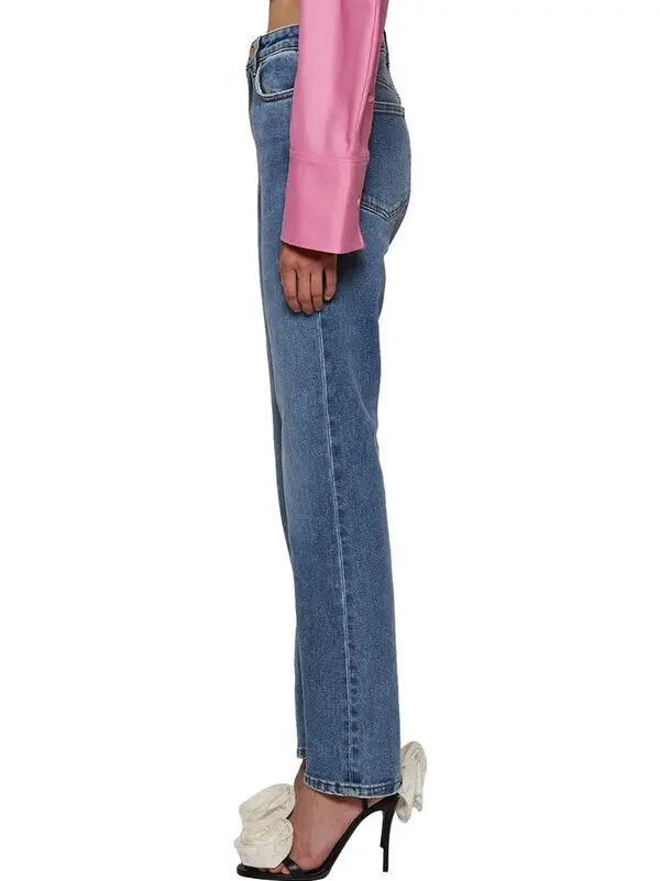 Tove Marlo Straight Leg Jeans - Mid Blue