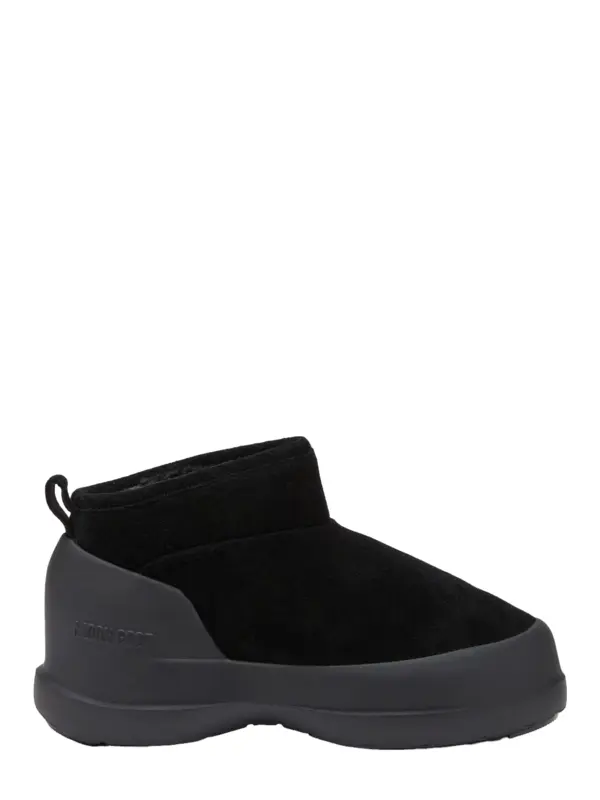 Moon Boot Luna Logo-print Boots - Black