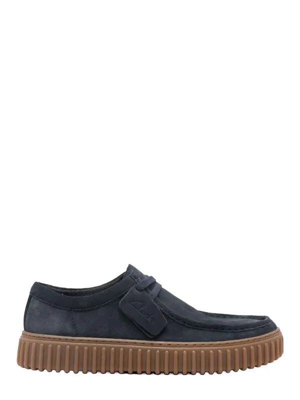 Clarks Torhill Lo Derby Shoes - Blue