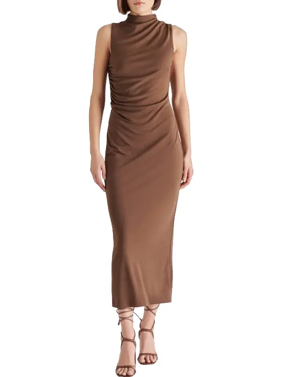 Steve Madden Funnel Neck Sleeveless Dress - Coco