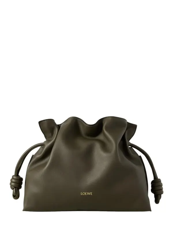 Loewe Flamenco Clutch - Green