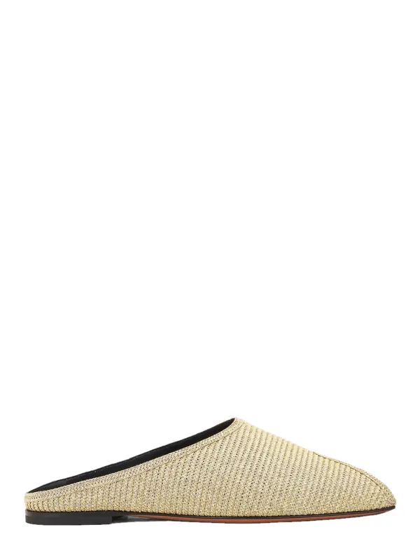 Alaïa Flat Mule - Natural