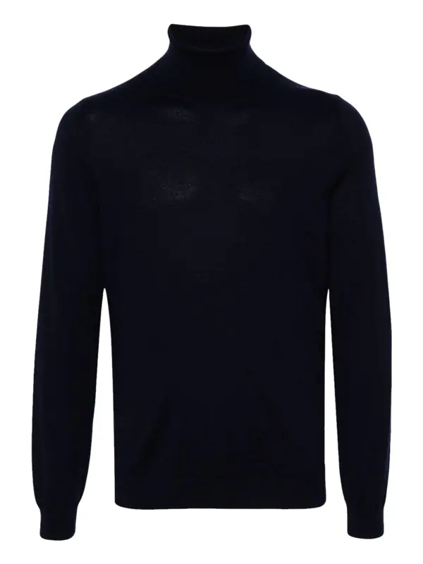 Eric Bompard Extrafine Turtleneck Sweater - Blue