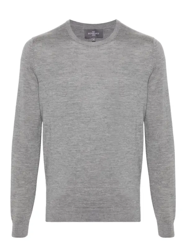 Eric Bompard Extrafine Round-neck Sweater - Grey