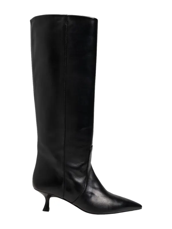 STUART WEITZMAN 50mm Naomi Leather Boots - Black
