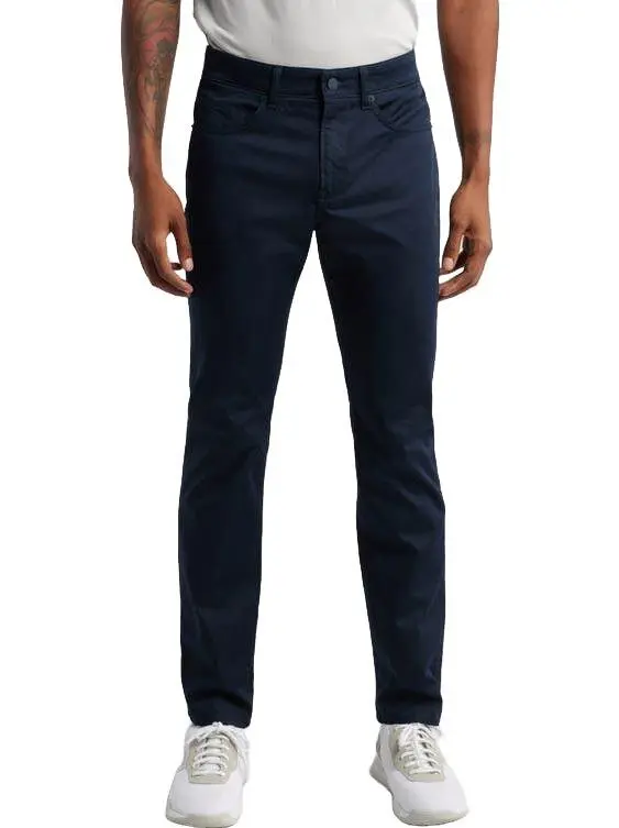 Hugo Boss Delaware Stretch Straight Leg Pants - Dark Blue
