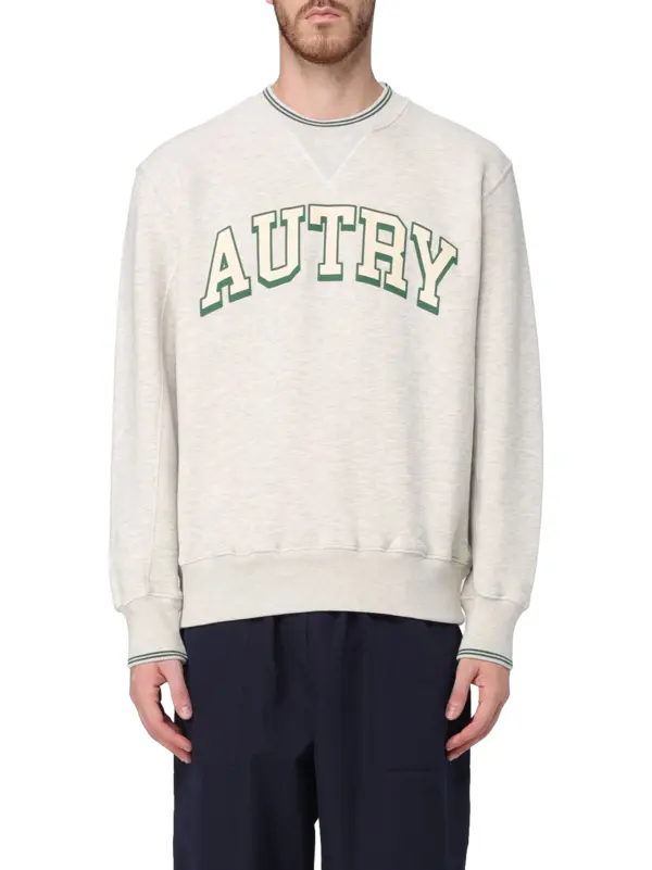 AUTRY Logo Crewneck Sweatshirt - White