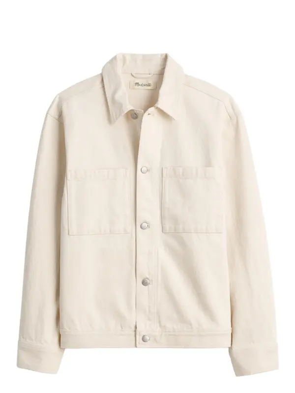 Madewell Denim Shirt Jacket - Ecru  Wash
