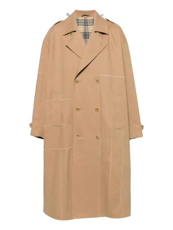 DOUBLET Double-breasted Coat - Neutrals