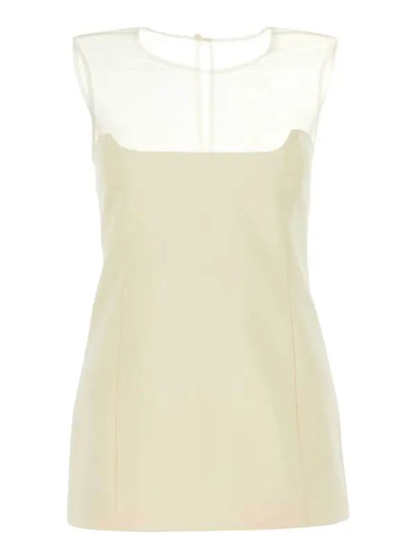 Khaite Panelled Blouse - Neutrals
