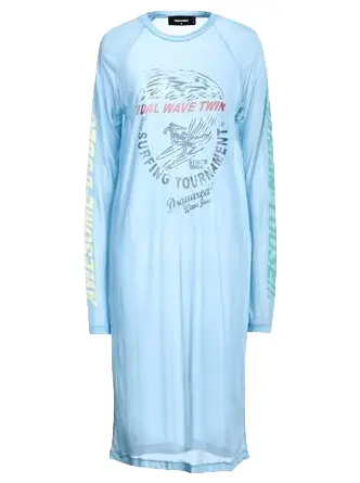 Dsquared2 Midi T-shirt Dress - Blue