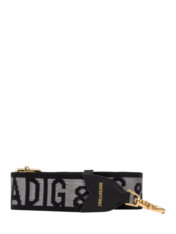 Zadig&Voltaire Logo-jacquard Shoulder Strap - Grey