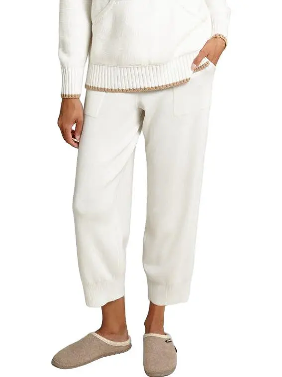 OYUN Easy Fit Cropped Jogger - Vanilla