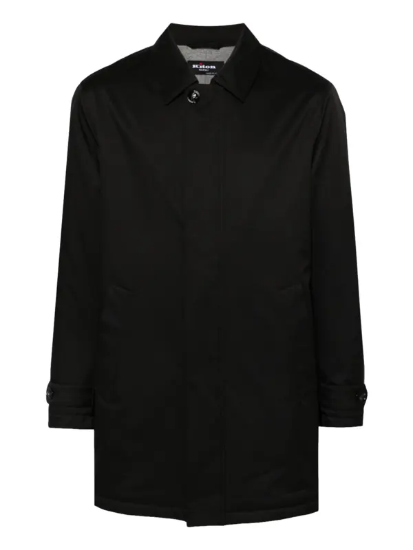 Kiton Padded Coat - Black