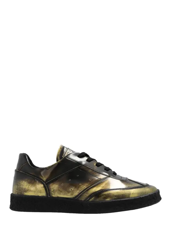 MAISON MARGIELA Numeric-patch Trainers - Gold