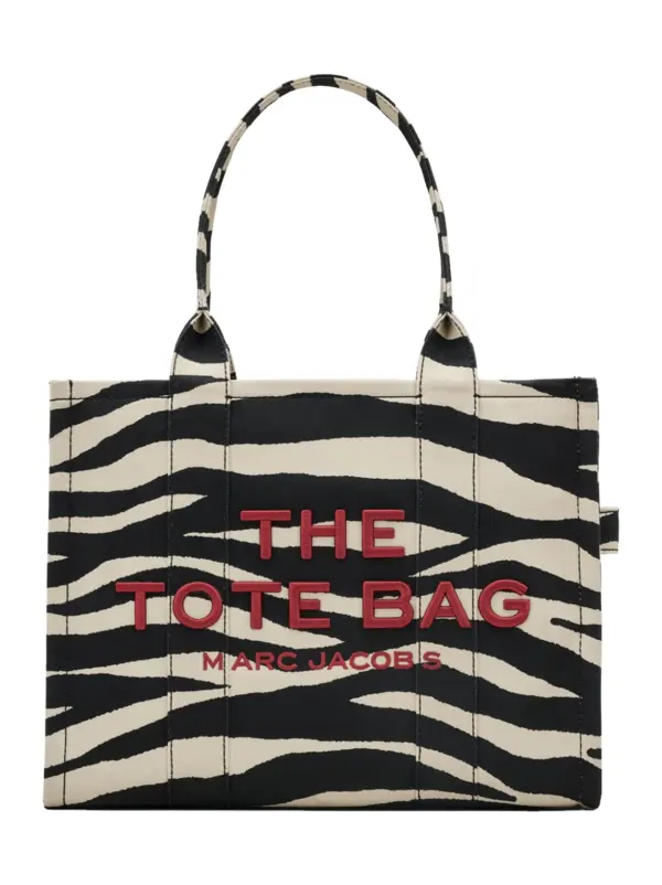 Marc Jacobs Zebra-print Tote Bag - Black