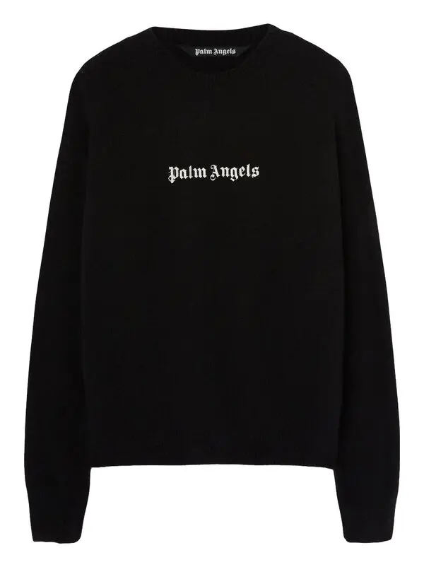 Palm Angels Embroidered Crew-neck Jumper - Multicolor