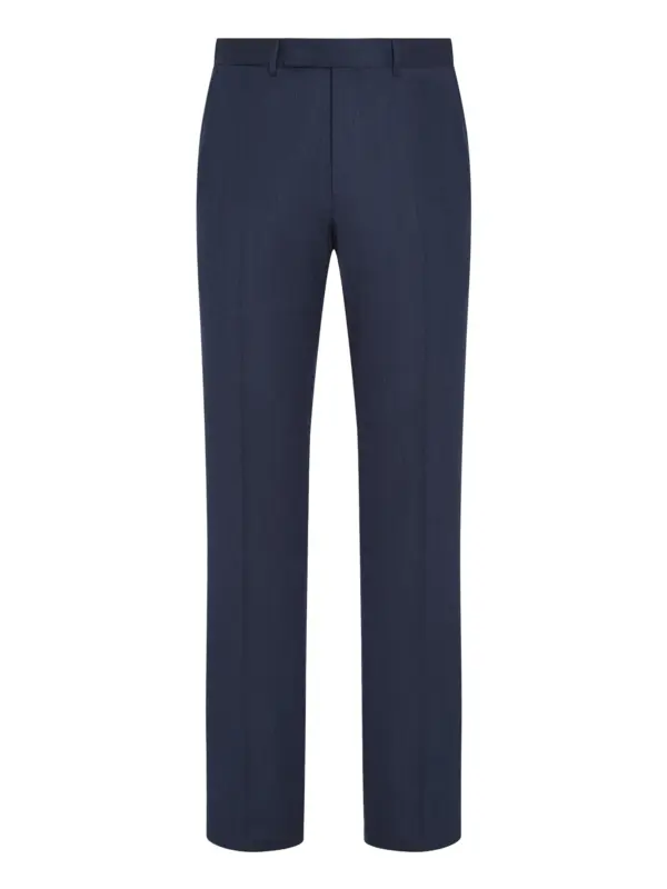 Zegna Centoventimila Wool Tailoring Pants - Blue