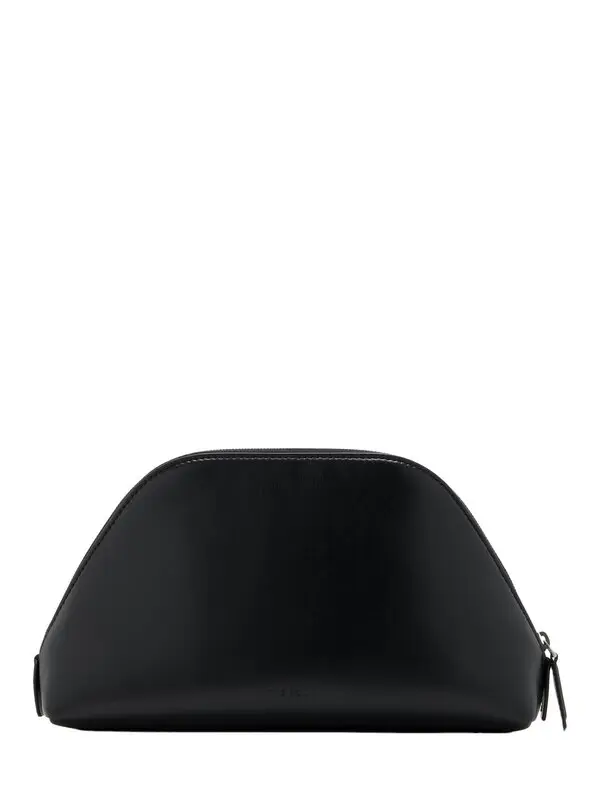 THE ROW Devon Leather Pouch - Black