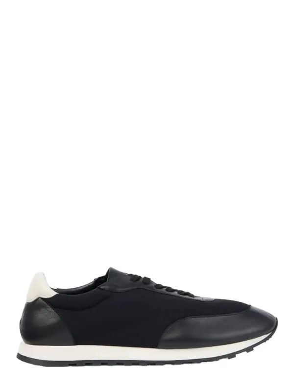 THE ROW Owen Leather-trimmed Sneakers - Multicoloured