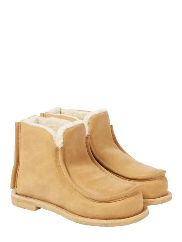 JW Anderson Suede Ankle Boots - Orange