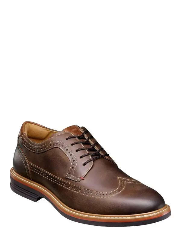 Florsheim Norwalk Wingtip Oxford - Brown