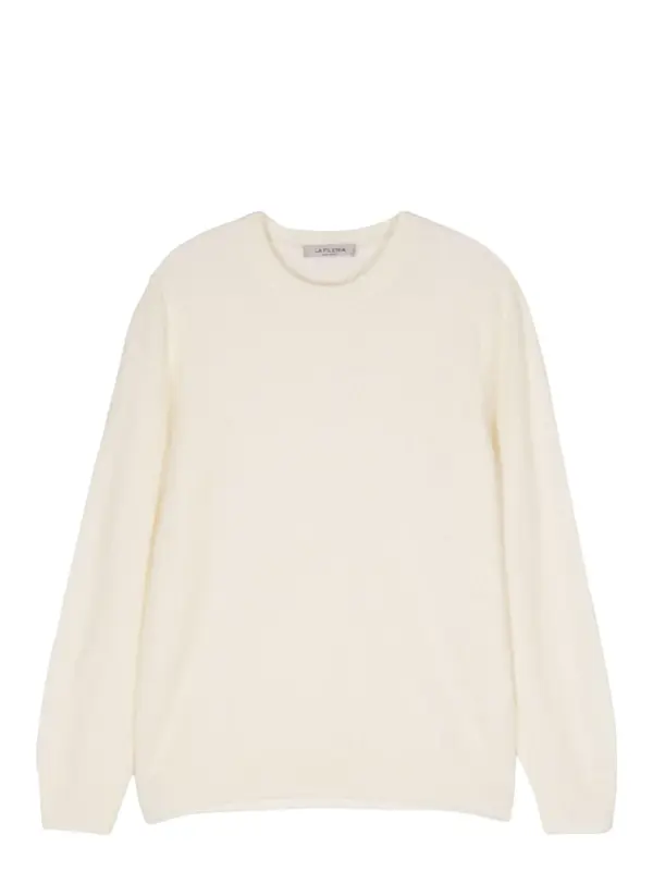 FILERIA Bouclé Sweater - White