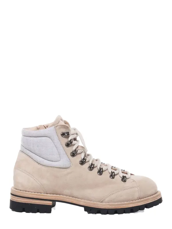 Eleventy Utility Ankle Boots - Neutrals