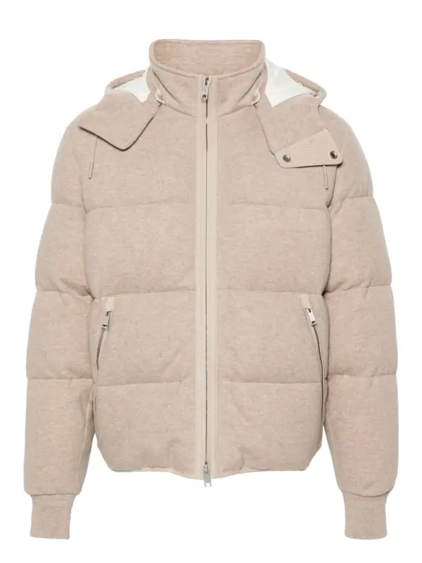 Zegna Oasi Padded Jacket - Neutrals
