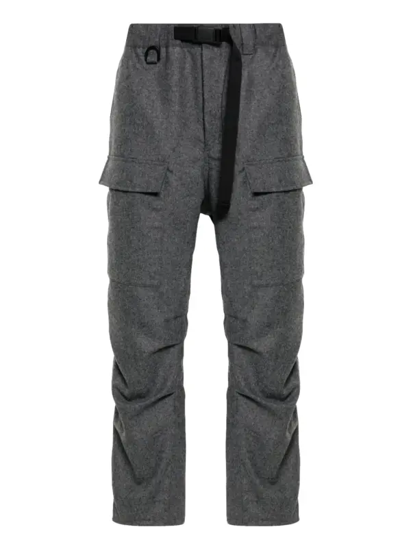 Y3 Flannel Cargo Trousers - Grey
