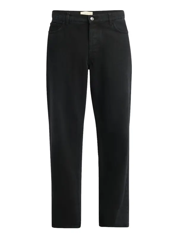 THE ROW Ross Straight-leg Jeans - Black