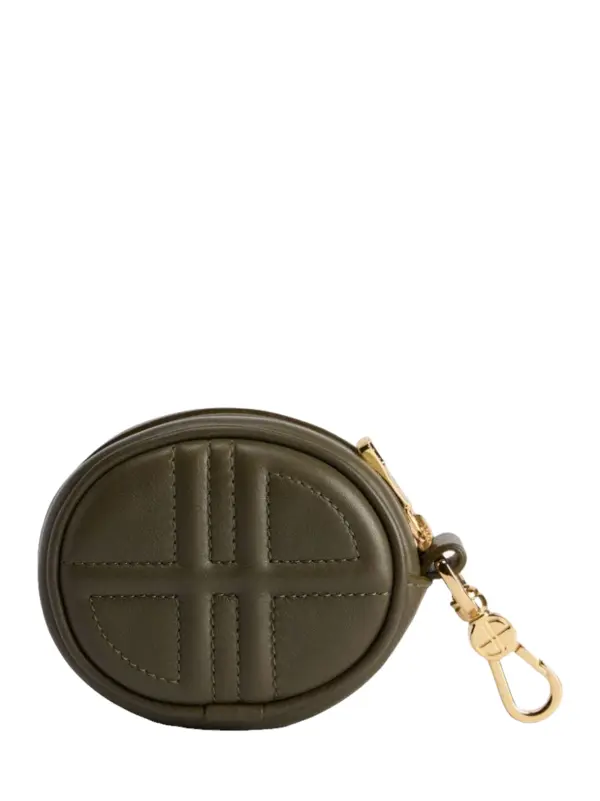 Patou Mini Jp Leather Pouch - Green