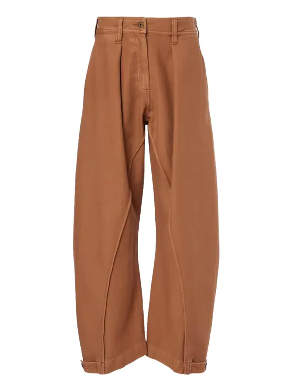 JW Anderson Twisted Seam Wide-leg Pants - Brown