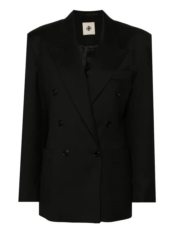THE GARMENT Pluto Double-breasted Blazer - Black