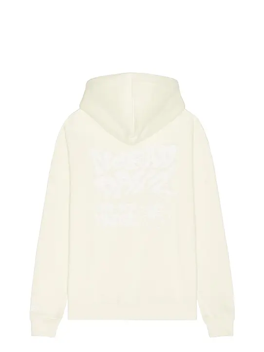 PRETTYBOY Do Not Disturb Hooded Sweatshirt - Bone